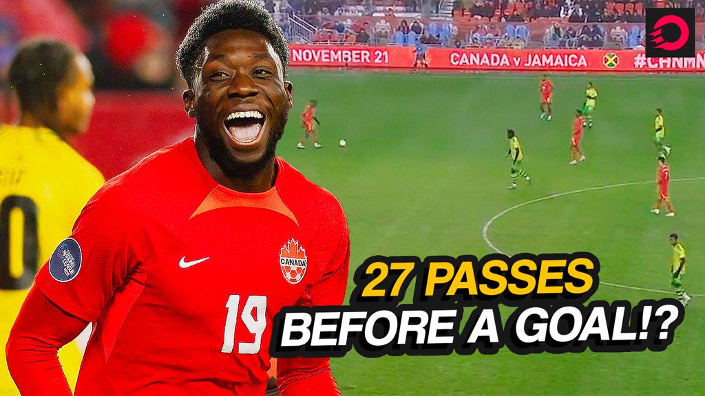CanMNT 27-PASS sequence for Alphonso Davies' opening goal vs. Jamaica